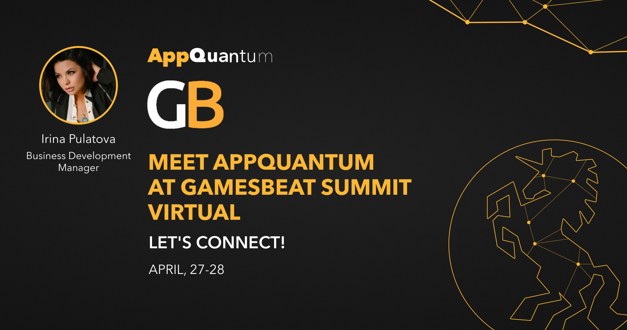 Meet AppQuantum at GamesBeat Summit Virtual - AppQuantum - Mobile Game ...